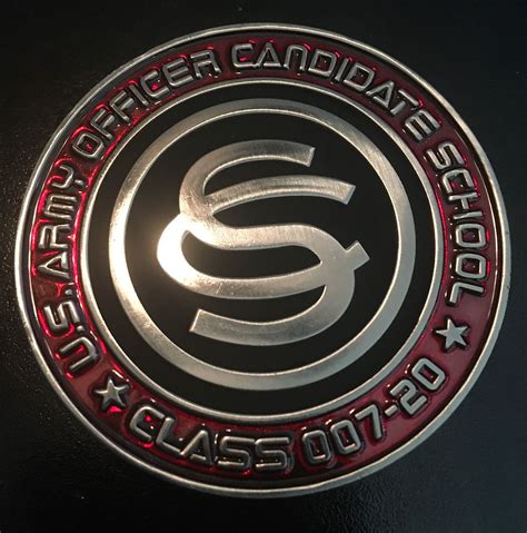 Us Army Ocs Class 007 20 Challenge Coin Benningcustomcoins