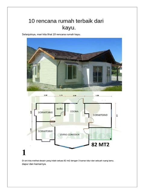 10 Rencana Rumah Kayu Terbaik 2023 Pdf