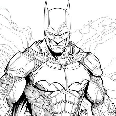 Batman Sketch Drawing And Coloring Page Batman Coloring Pages