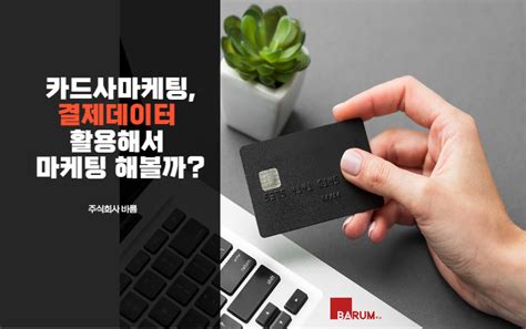 카드사마케팅 카드사 결제데이터 활용해서 마케팅해볼까