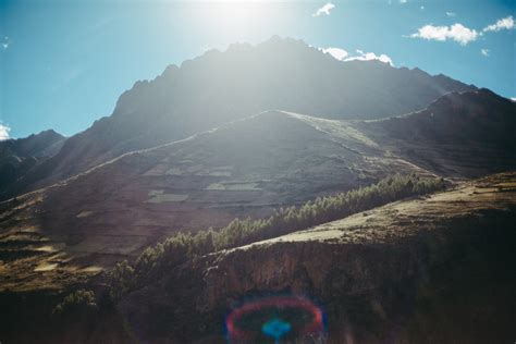 Mountain Light Flare Lens Flare Pachamama 5k Bright Mountain Peak