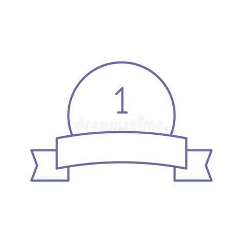 Creative Topper Award Trophy Icon Stock Vector Illustration Of Reward Badge 233890325