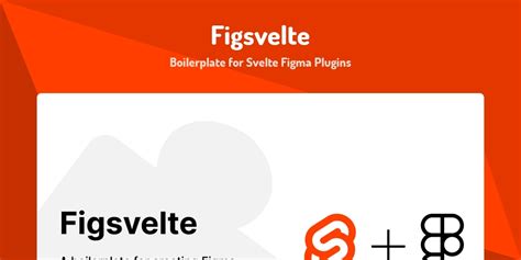 Figsvelte Boilerplate For Svelte Figma Plugins Made With Svelte