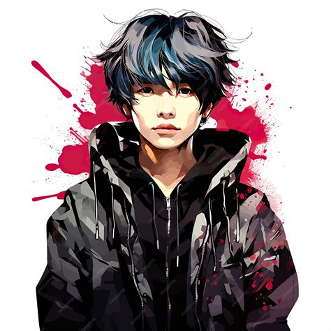 Premium Vector Suga Bts Singer Vector Art