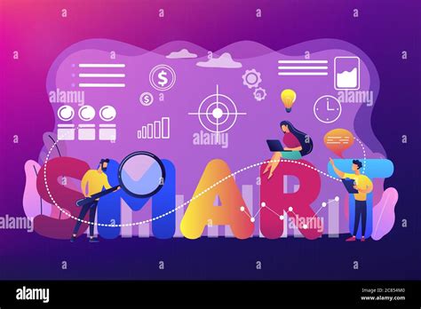 Smart Objectives Concept Vector Illustration Stock Vector Image And Art Alamy