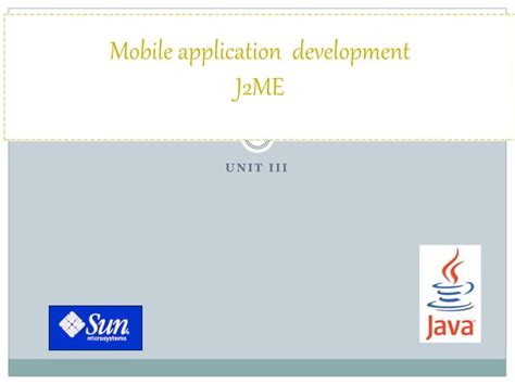 Mobile Application Development Lecture Notes On Unit 3ppt