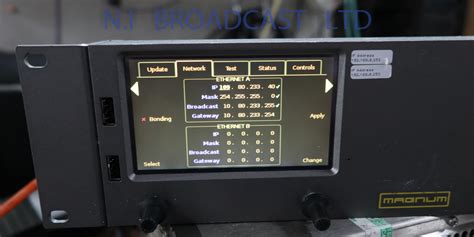 2x Evertz Magnum Router Ss Control Panel Units Ni Broadcast Ltd
