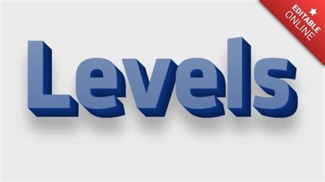 levels facebook 3d text effect generator