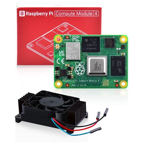 Raspberry Pi Compute Module 4 With Cm4 Heatsink Pwm Fan Desertcart India