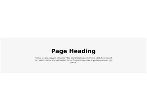 Left Aligned Heading Section With Description EasyFrontend