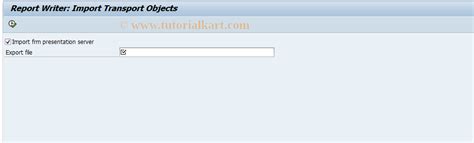 GR SAP Tcode Import Standard Layouts