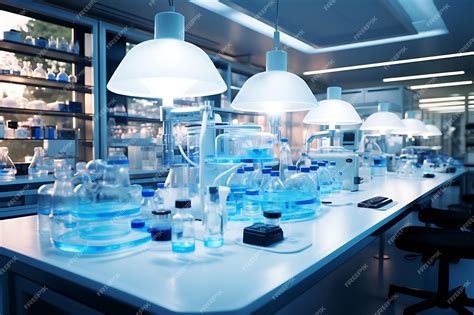 Premium Ai Image Backdrop Of Medical Laboratory Backdrop Lab Coats