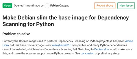 Gitlab Python 依赖扫描镜像将切换到 Debian Linuxeden开源社区