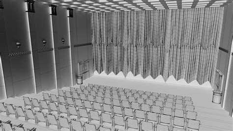 영화관 클래식 인테리어 3d 모델 Turbosquid 2204480