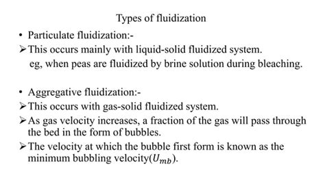 Fluidization Pptx