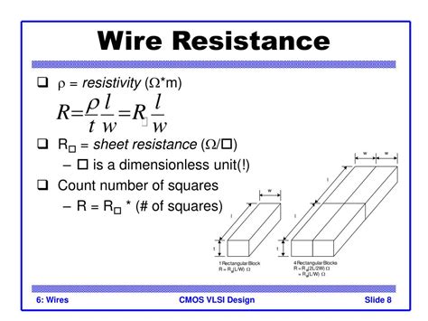 Ppt Introduction To Cmos Vlsi Design Lecture 6 Wires Powerpoint