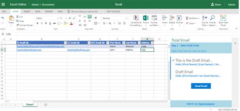 Total Email An Excel Add In For Office 365 Devpost
