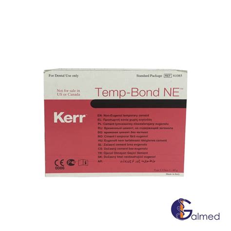 Temp Bond NE Kerr - Galmed