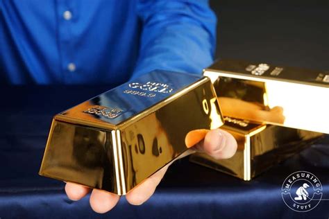 How Much Does A Gold Brick Weigh Measuring Stuff