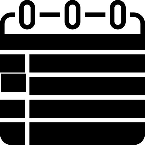 Solid Icon For Class Timetable 29580791 Vector Art At Vecteezy