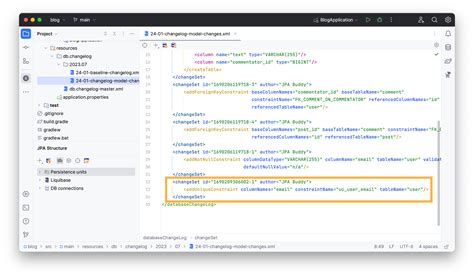 Use Liquibase With JPA Hibernate Entities In IntelliJ IDEA JPA Buddy