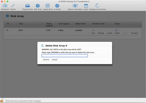 Raid Shuttle에서 Raid 설정을 변경하는 방법