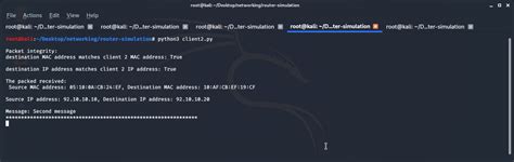 Creating A Simple Router Simulation Using Python And Sockets By
