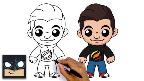 How To Draw Preston Cartooning Club Tutorial