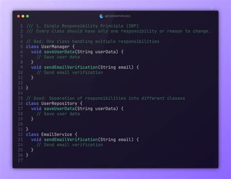 Amirhossein Bayat On Linkedin Softwareengineering Solid Cleancode Codingprinciples