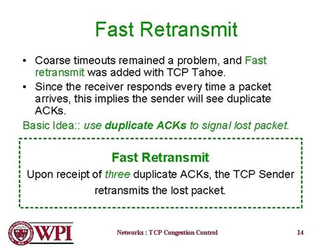 TCP Congestion Control Networks TCP Congestion Control 1