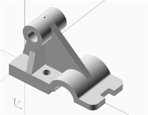 OpenSCAD Snippet Pad Cad Exercises Bracket