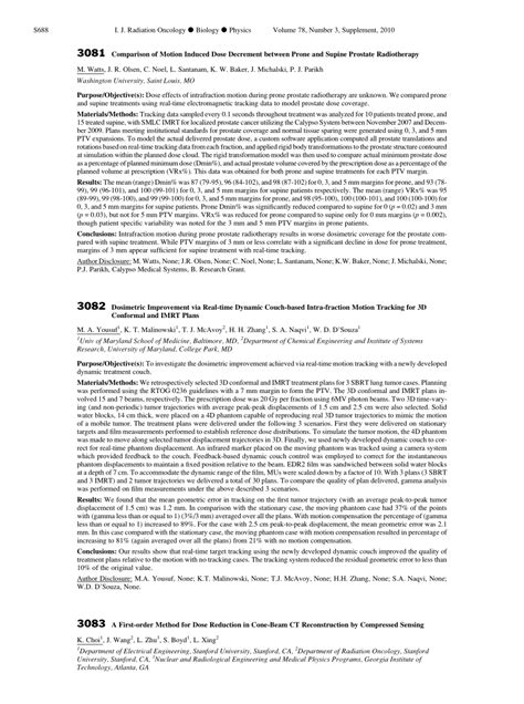 Pdf Dosimetric Improvement Via Real Time Dynamic Couch Based Intra Fraction Motion Tracking