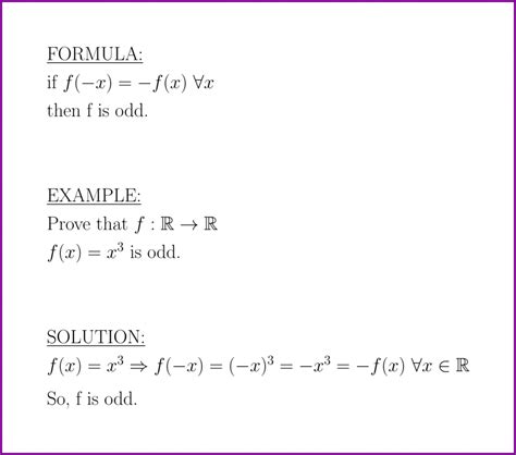 Odd Functions Formula And Example Lunluncom