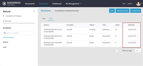 Wrong Date Shown In Tasks Table In Extraction · Issue 68 · Epambadgerdoc · Github