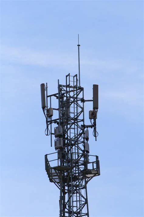 Electronic Signal Reception And Reception Stock Image Image Of Cell