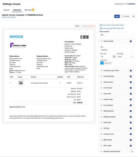 Print Invoices Packing List Packing Slip And Labels For Woocommerce