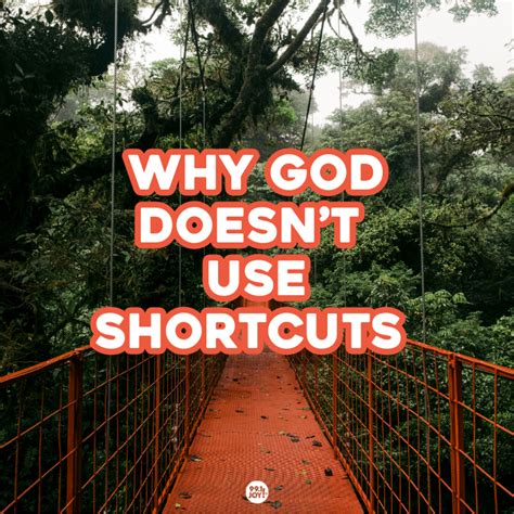 Why God Doesnt Use Shortcuts Joy Fm Joy Fm