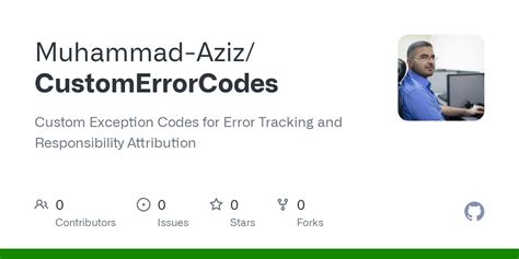 github muhammad aziz customerrorcodes custom exception codes for