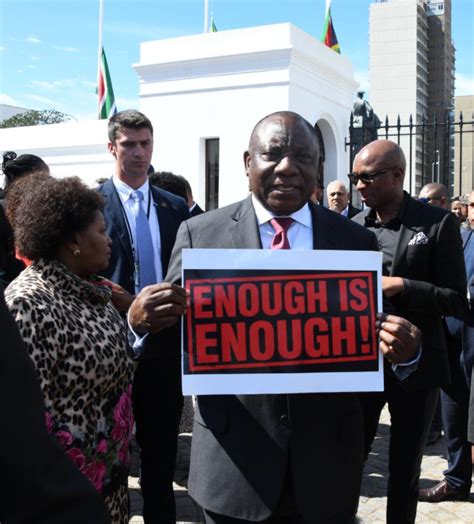 Listen Men Must Stop Demanding Sex For Positions Pleads Ramaphosa