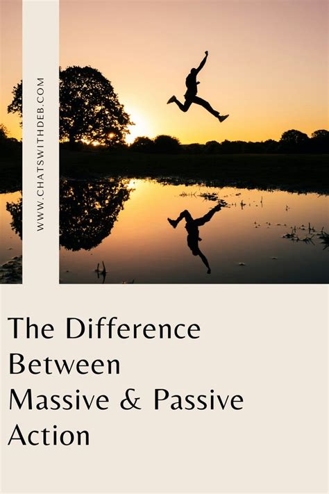 The Difference Between Massive And Passive Action