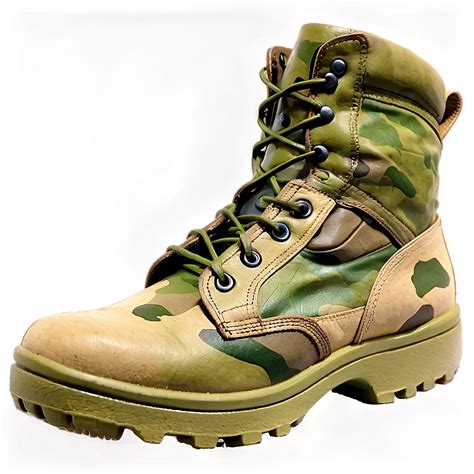 Military Combat Boot Png Qob25 Png Image