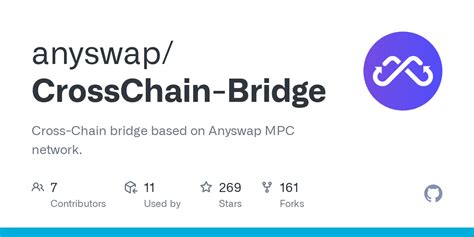 GitHub Anyswap CrossChain Bridge Cross Chain Bridge Based On Anyswap MPC Network