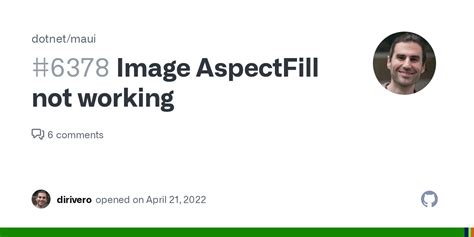 Image AspectFill Not Working Issue Dotnet Maui GitHub