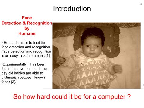 face detection and recognition pptx computer peripherals computing