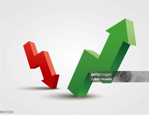 Arrows Of Decline And Rise High Res Vector Graphic Getty Images