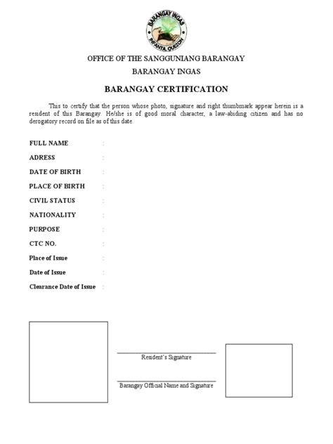 National Id Certificate Pdf Government And Personhood Authentication