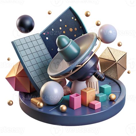 Impressive Rustic Satellite Antenna Array Complex Structure Cutout