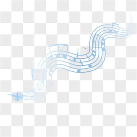 Descarga Diseño De Nota Musical Azul Pngs En Línea Creative Fabrica