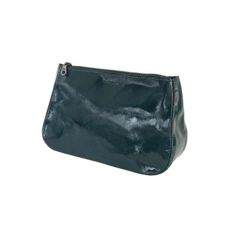 Tracey Tanner Medium Fatty Pouch Patent Peacock Garmentory