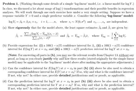 Problem 1 Working Through Some Details Of A